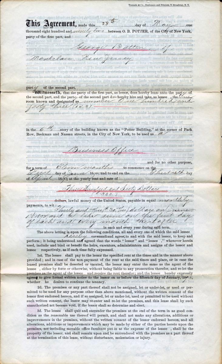 George Batten Company, a Precursor and Part of BBDO | Hagley